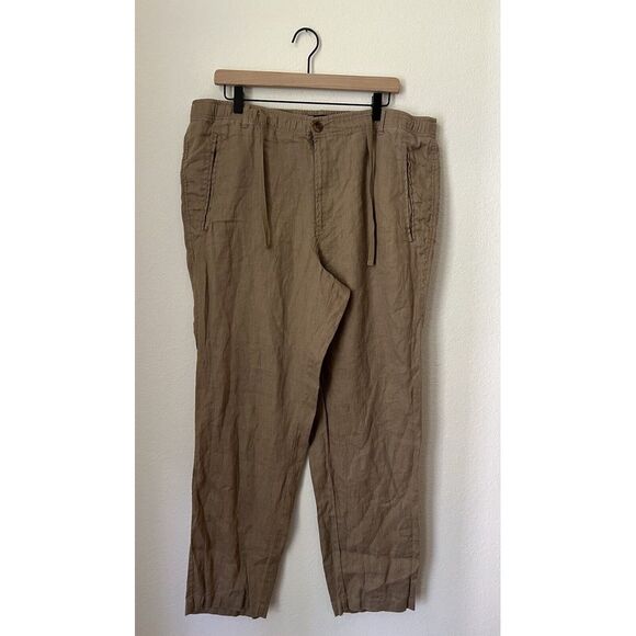 Club Room | Pants & Jumpsuits | Club Room Pants Womens Xl Beige Linen ...